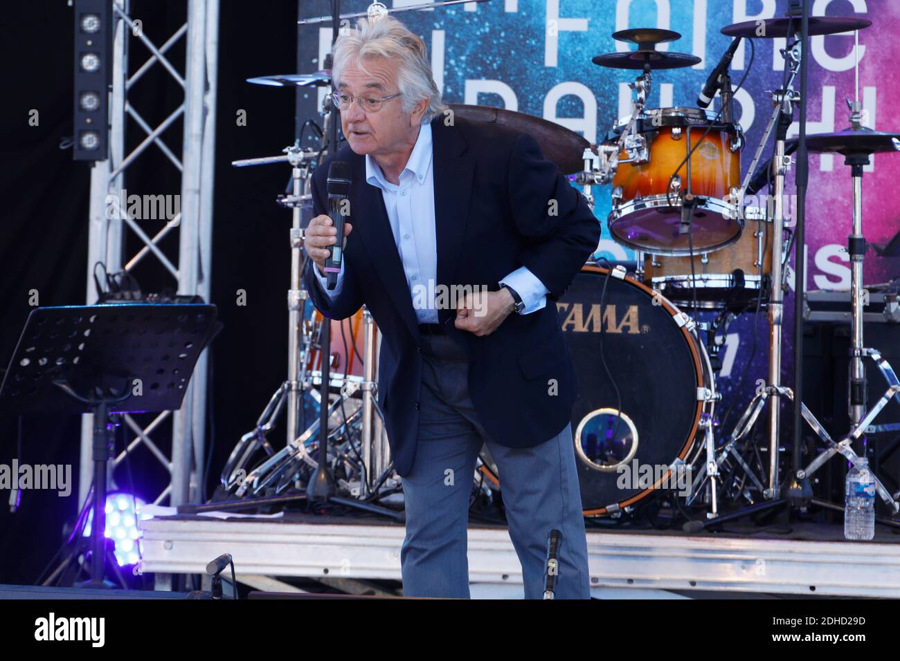 Jean-Pierre Descombes lors d’un concert exceptionnel organise pour les ...