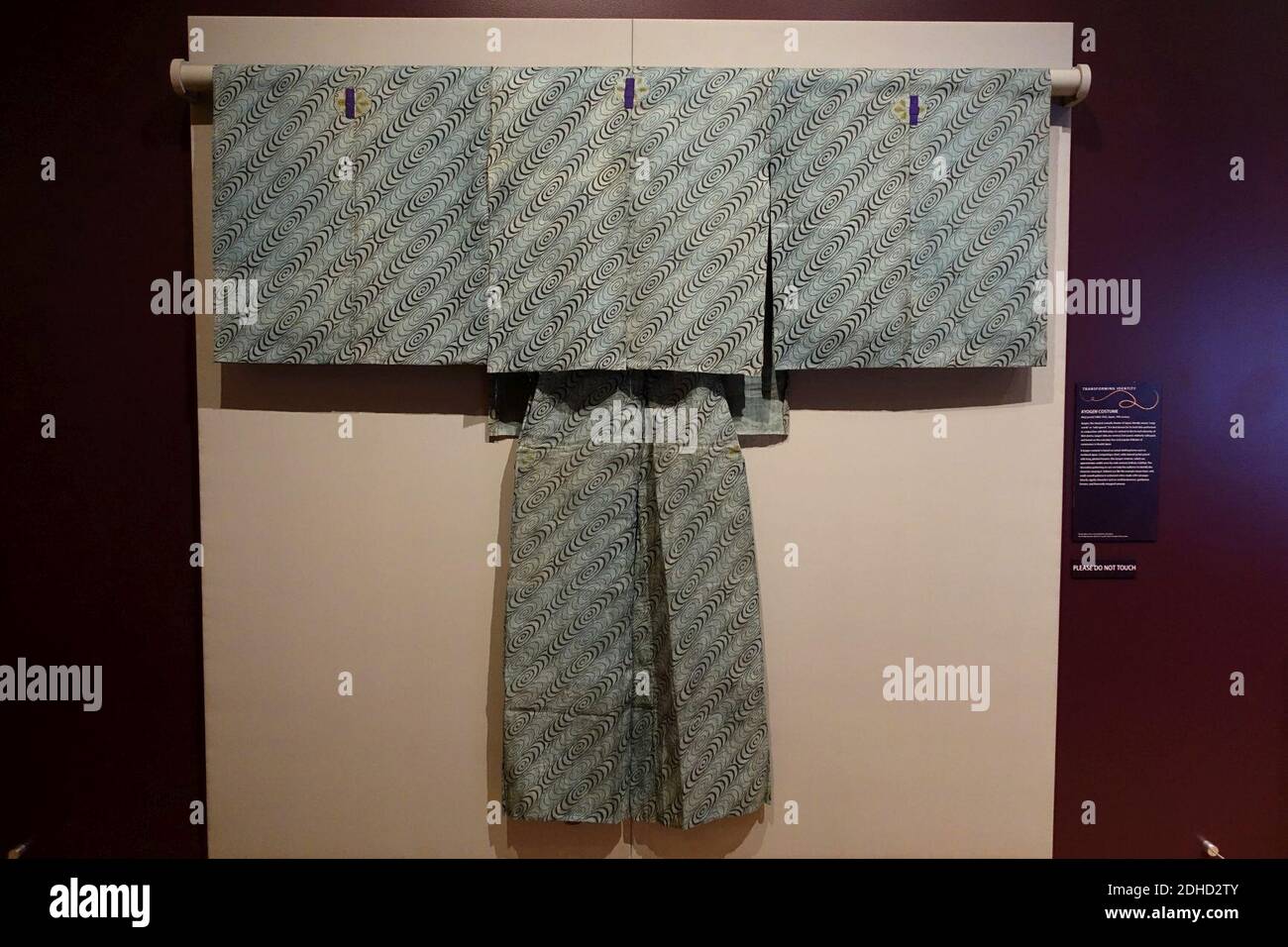 Kyogen suo costume, Japan, Meiji period, 19th century AD, view 1 ...