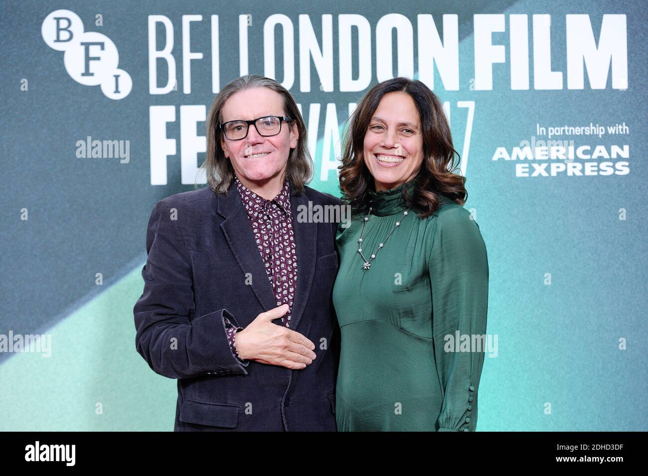 Stephen Woolley and Elizabeth Karlsen attending On Chesil Beach during ...