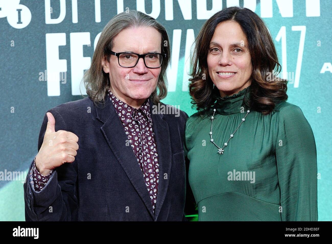 Stephen Woolley and Elizabeth Karlsen attending On Chesil Beach during ...