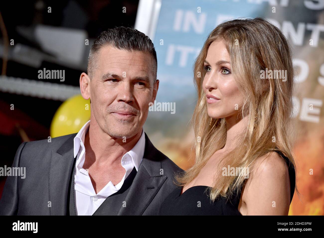 Josh Brolin, Kathyrn Boyd attend the Premiere of Columbia Pictures Only ...