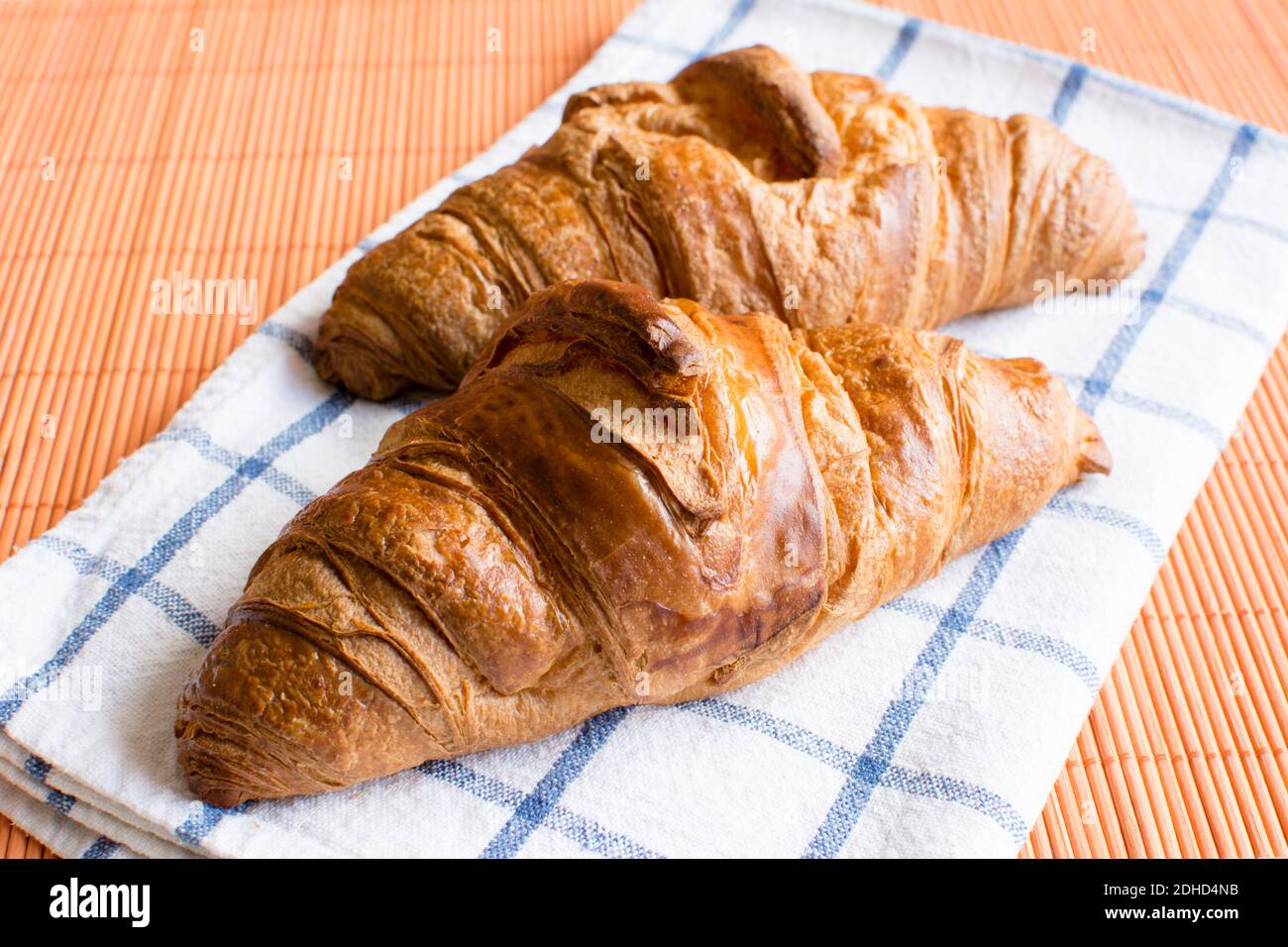 Fresh and tasty croissant Stock Photo - Alamy
