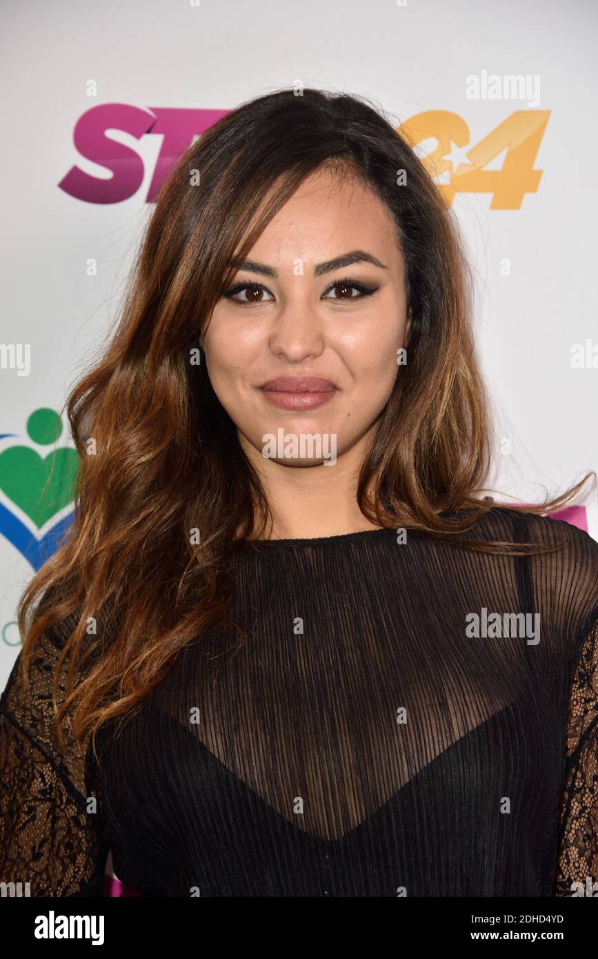 Yamina assiste a la conference de presse de lancement de la serie Zero ...