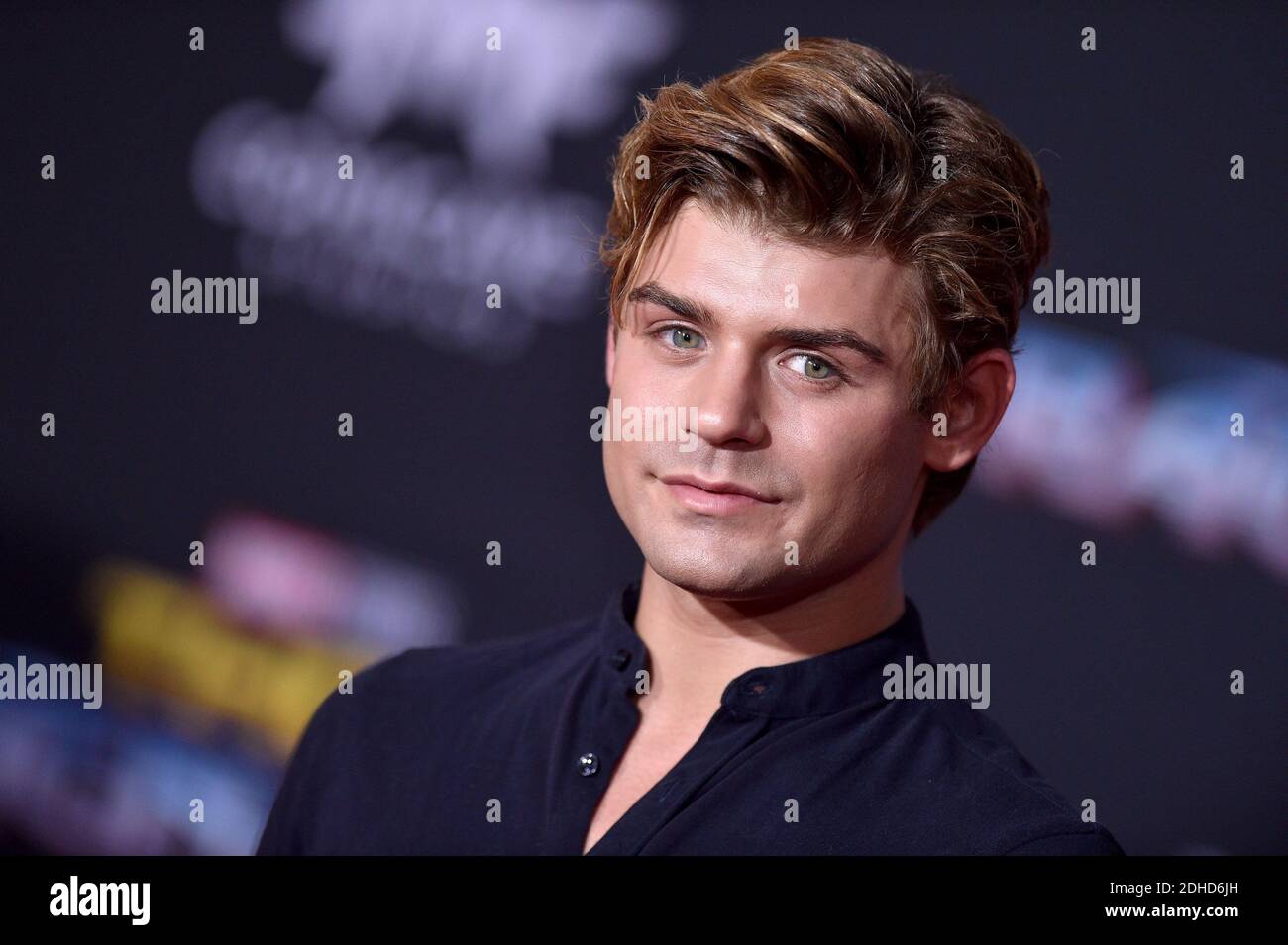 Garrett Clayton attends the premiere of Disney and Marvel's 'Thor ...