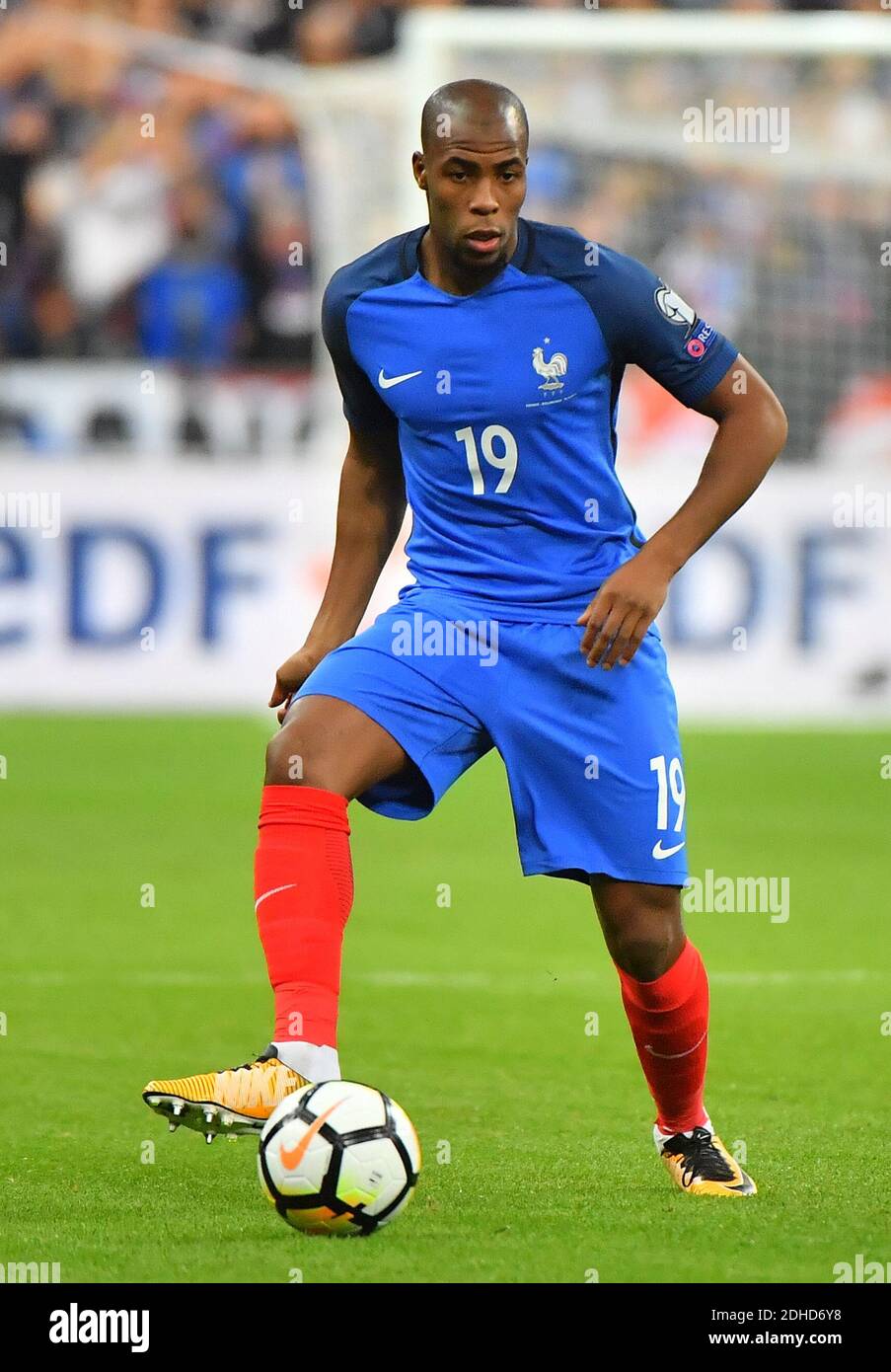 France's Sidibé during the World Cup Group A qualifying soccer match ...