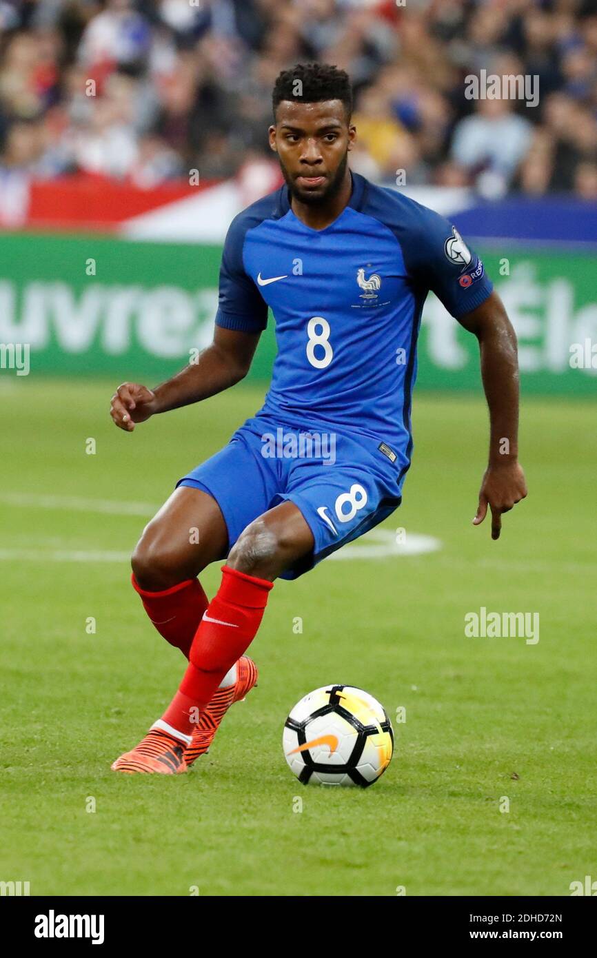 France's Thomas Lemar during the World Cup 2018 Group A qualifications ...