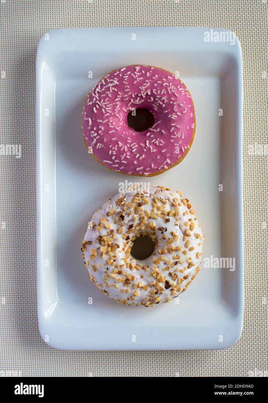 Donuts party isolated on white hi-res stock photography and images - Alamy
