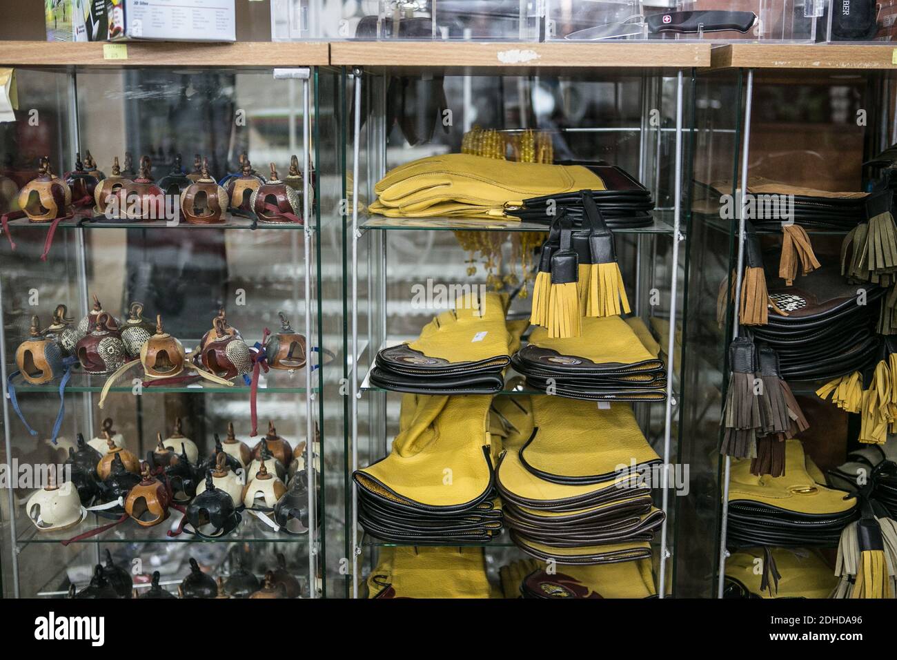 NO WEB NO APPS Exclusive. The Falcon Heritage Sports Centre in Dubai is selling numerous accessories for falcon hunting in Abu Dhabi United Arab Emirates in March 2015. The Emiratis are
