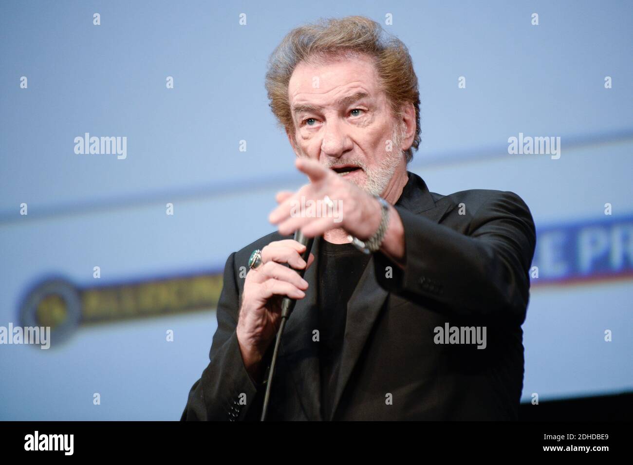 Eddy Mitchell attending the opening ceremony of the 9th Lumiere ...