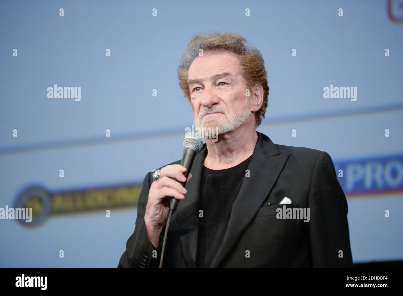Eddy Mitchell attending the opening ceremony of the 9th Lumiere ...