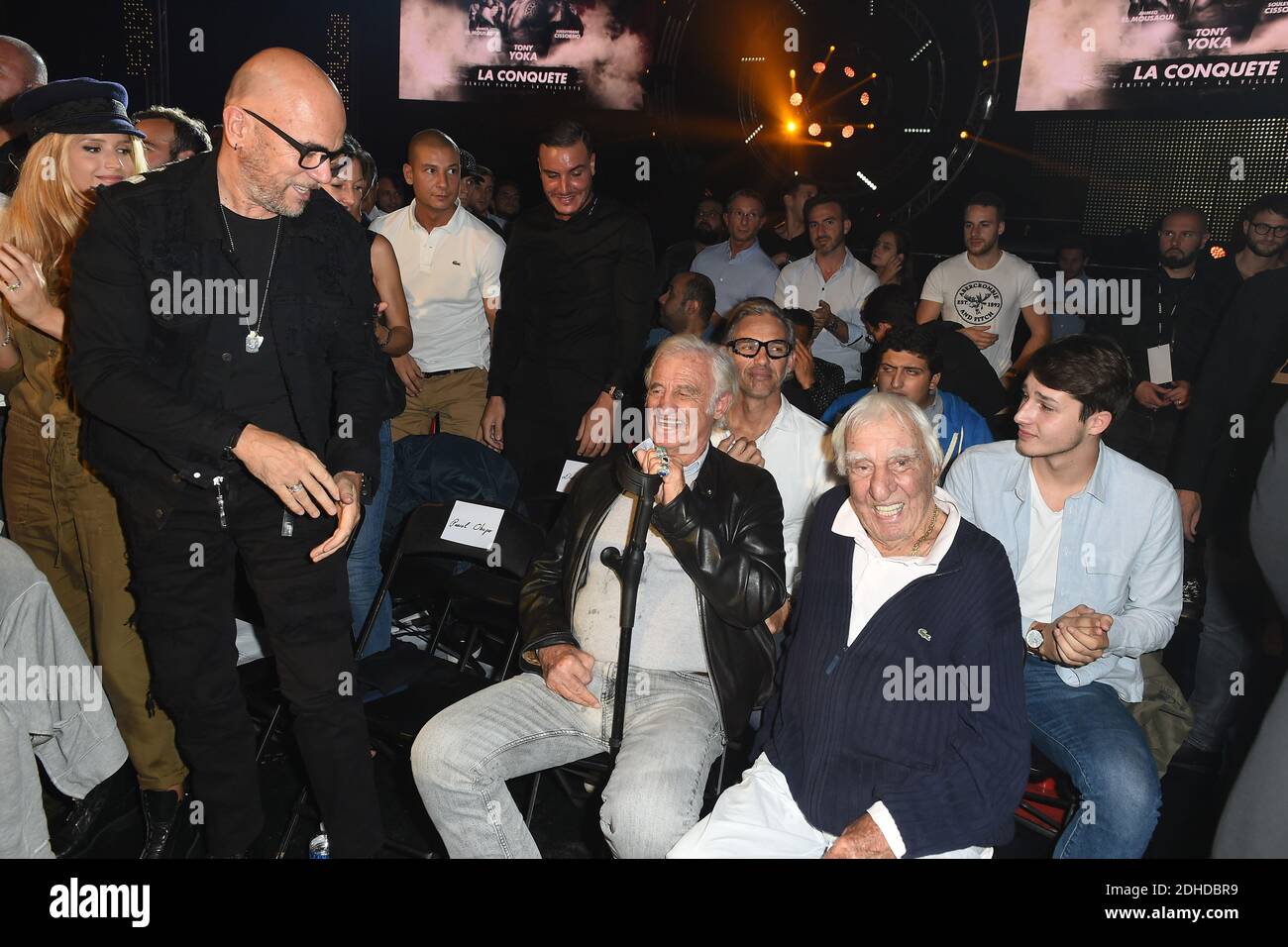 Pascal Obispo, Paul Belmondo, Jean-Paul Belmondo and Charles Gerard ...