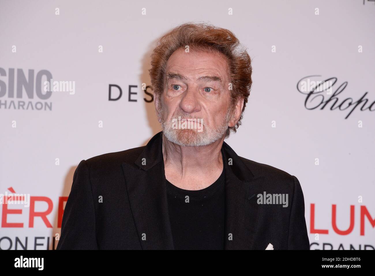 Eddy Mitchell attending a photocall during the opening ceremony of the ...
