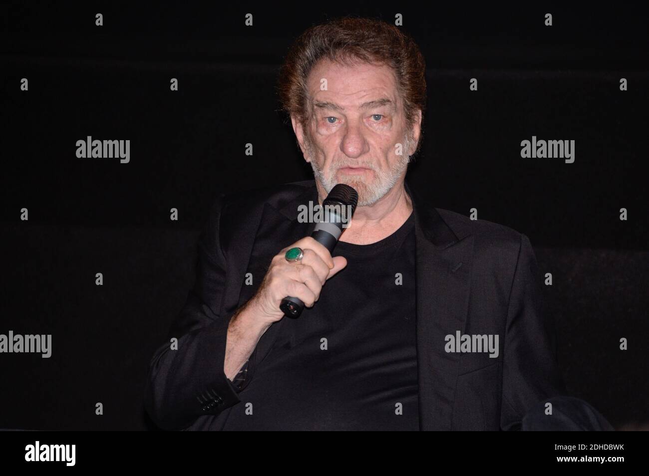 Eddy Mitchell holds a Masterclass at cinema Pathe Bellecour during the ...