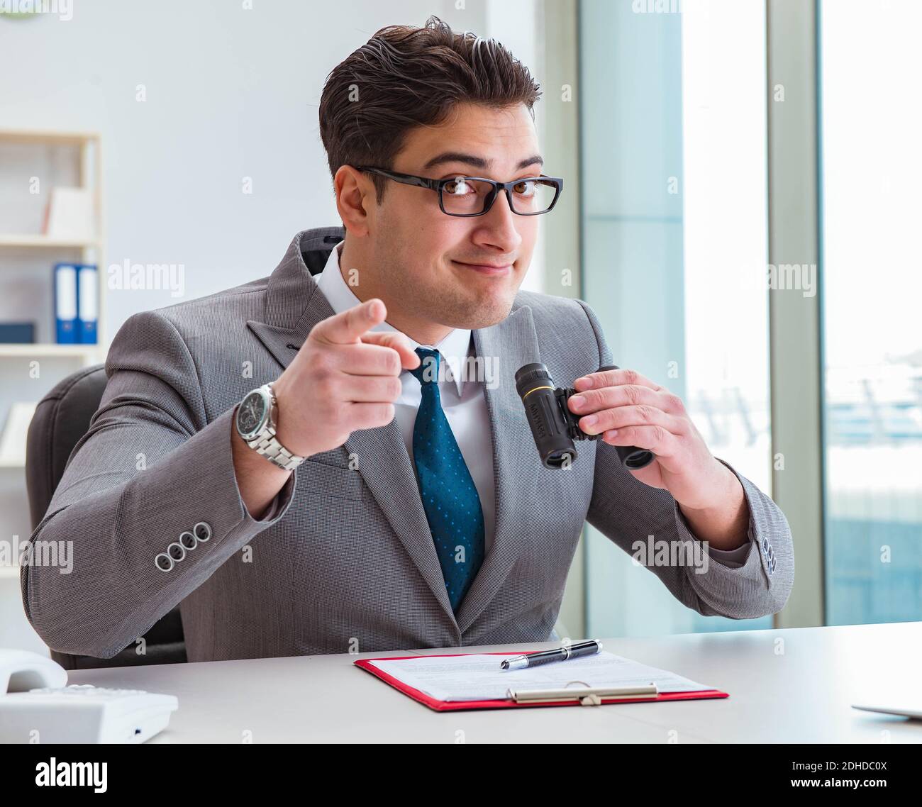 Auditor looking errors in hi-res stock photography and images - Alamy
