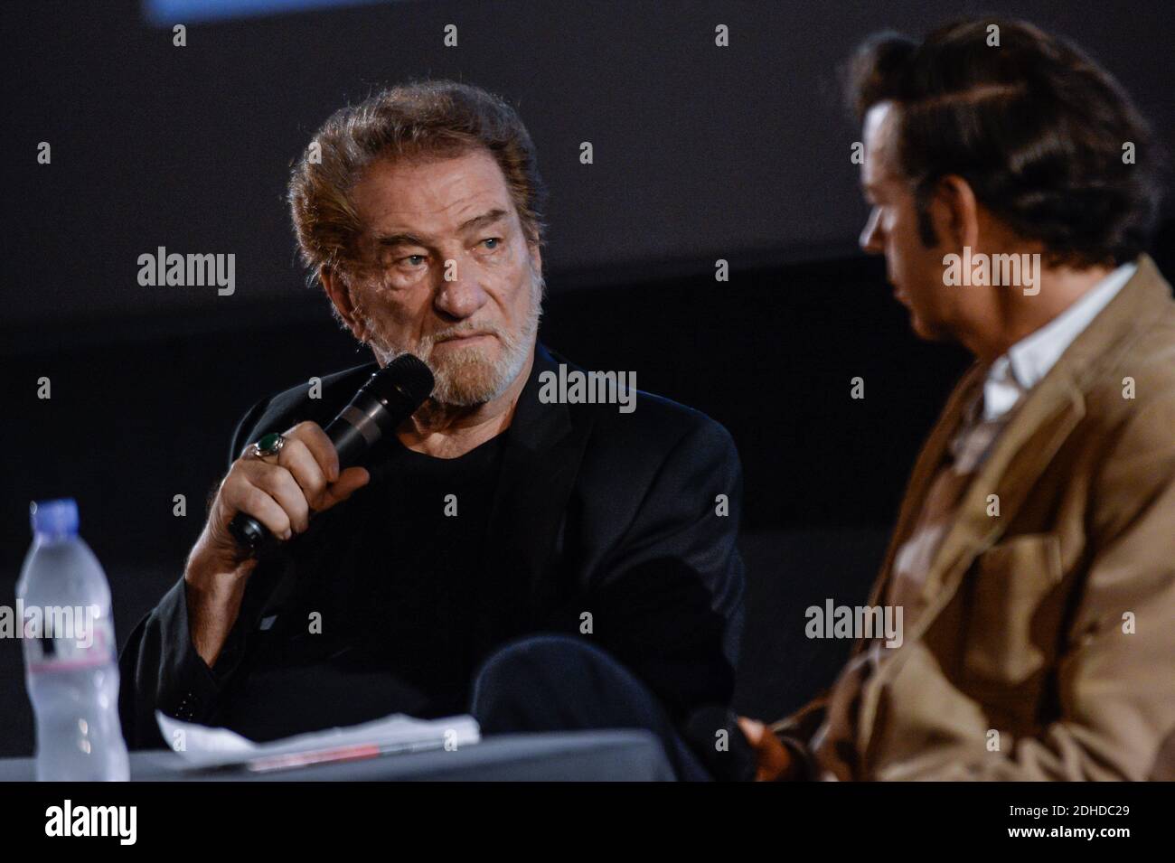 Eddy Mitchell holds a Masterclass at cinema Pathe Bellecour during the ...