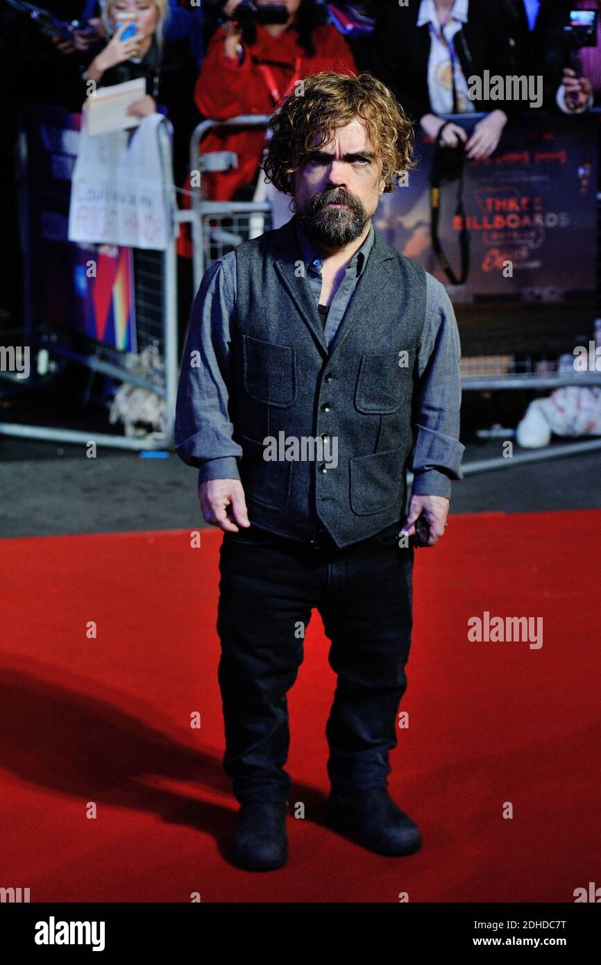 Peter Dinklage attending Three Billboards Outside Ebbing, Missouri ...