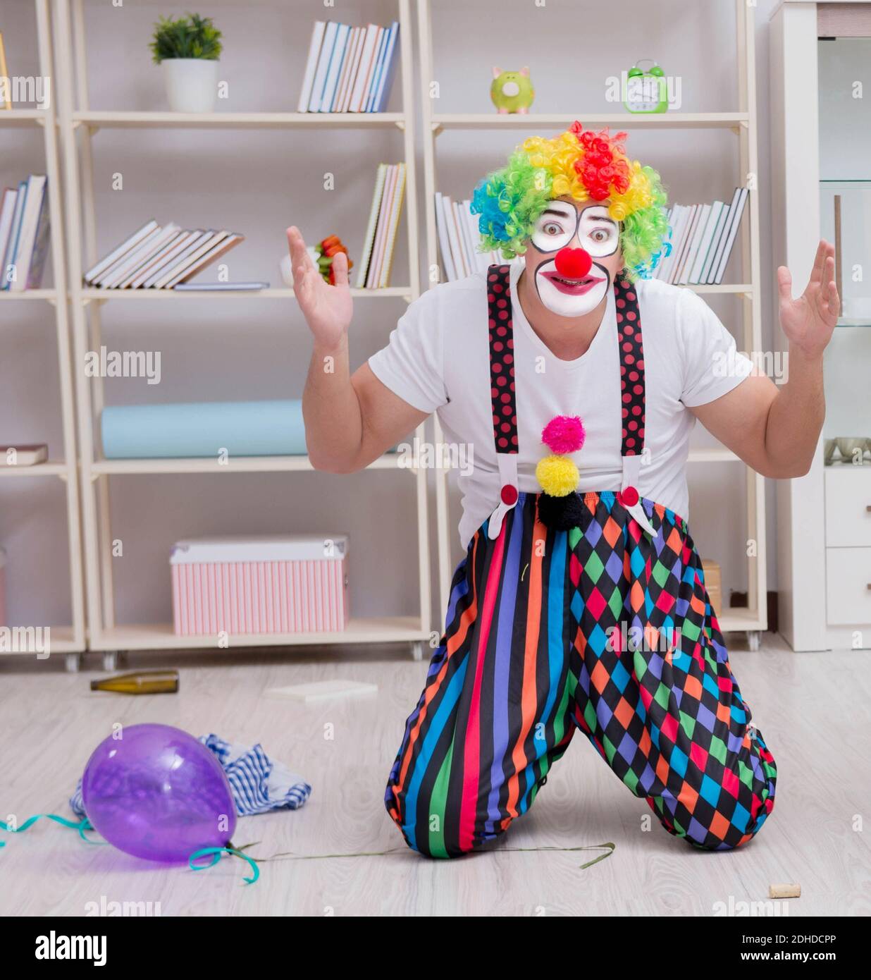 Drunk clown hi-res stock photography and images - Alamy