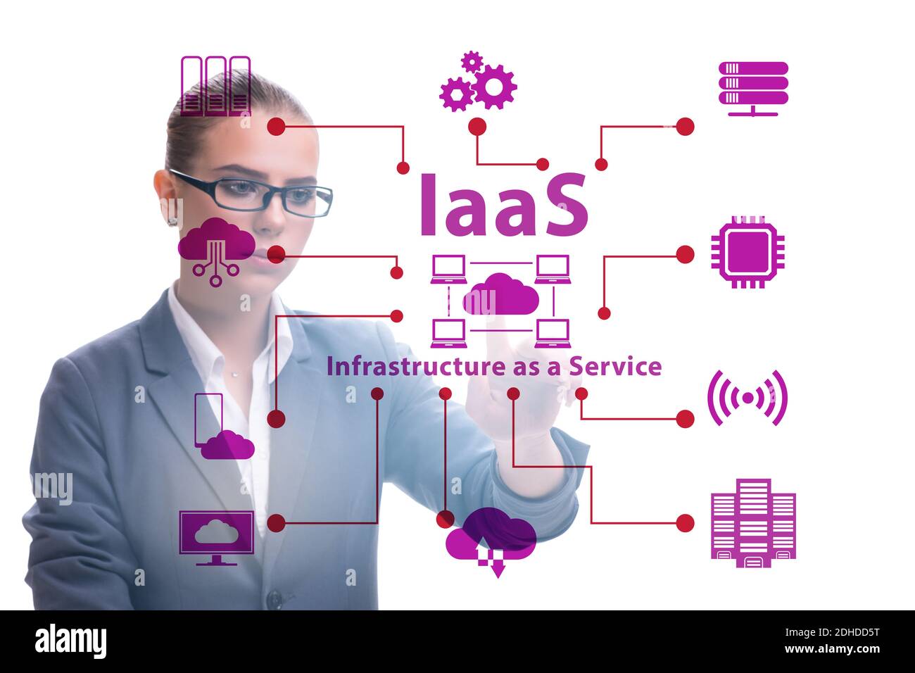 Iaas infrastructure as a service Cut Out Stock Images & Pictures - Alamy