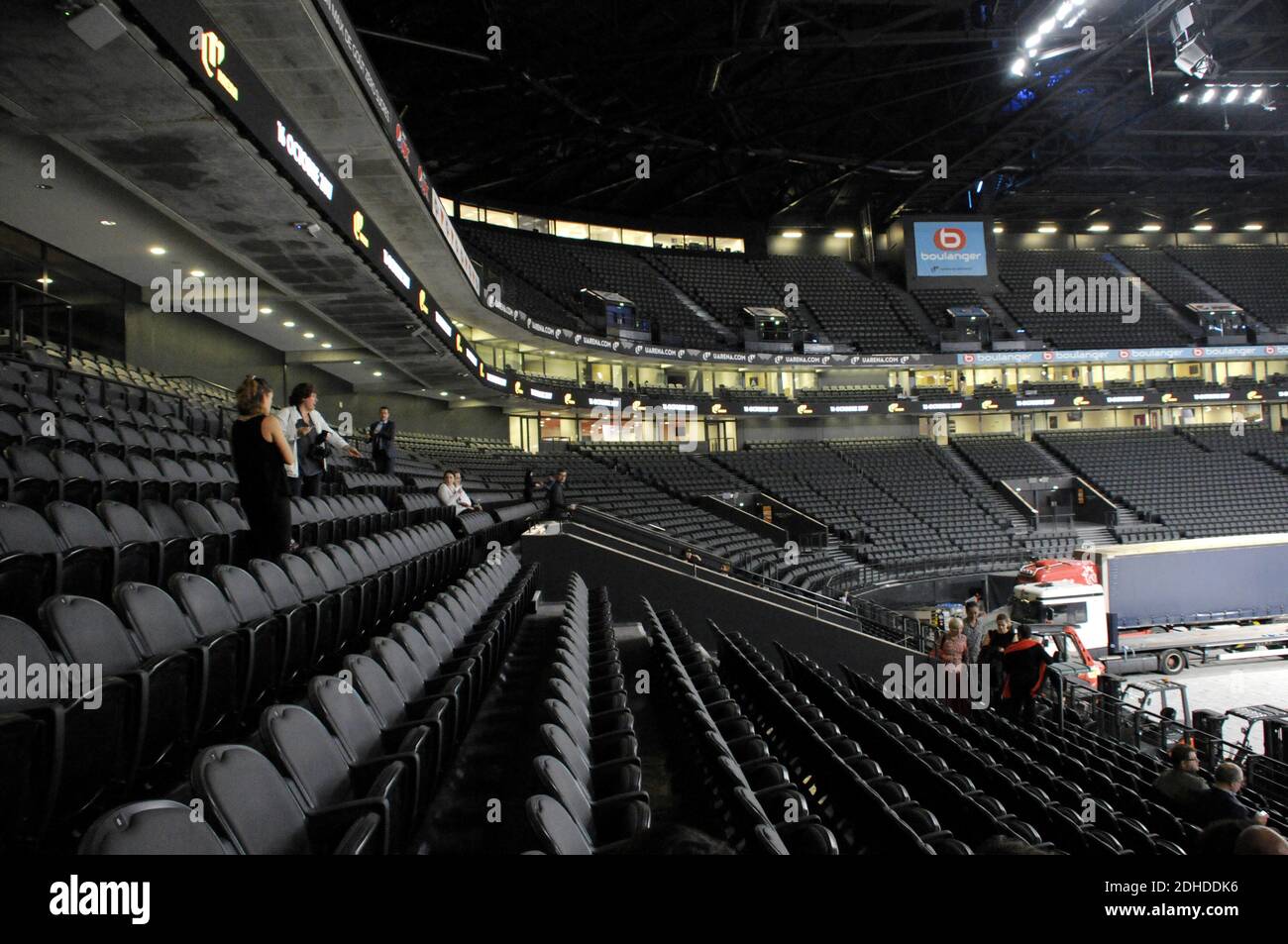 Atmosphere during Inauguration U Arena in Nanterre, France on October ...