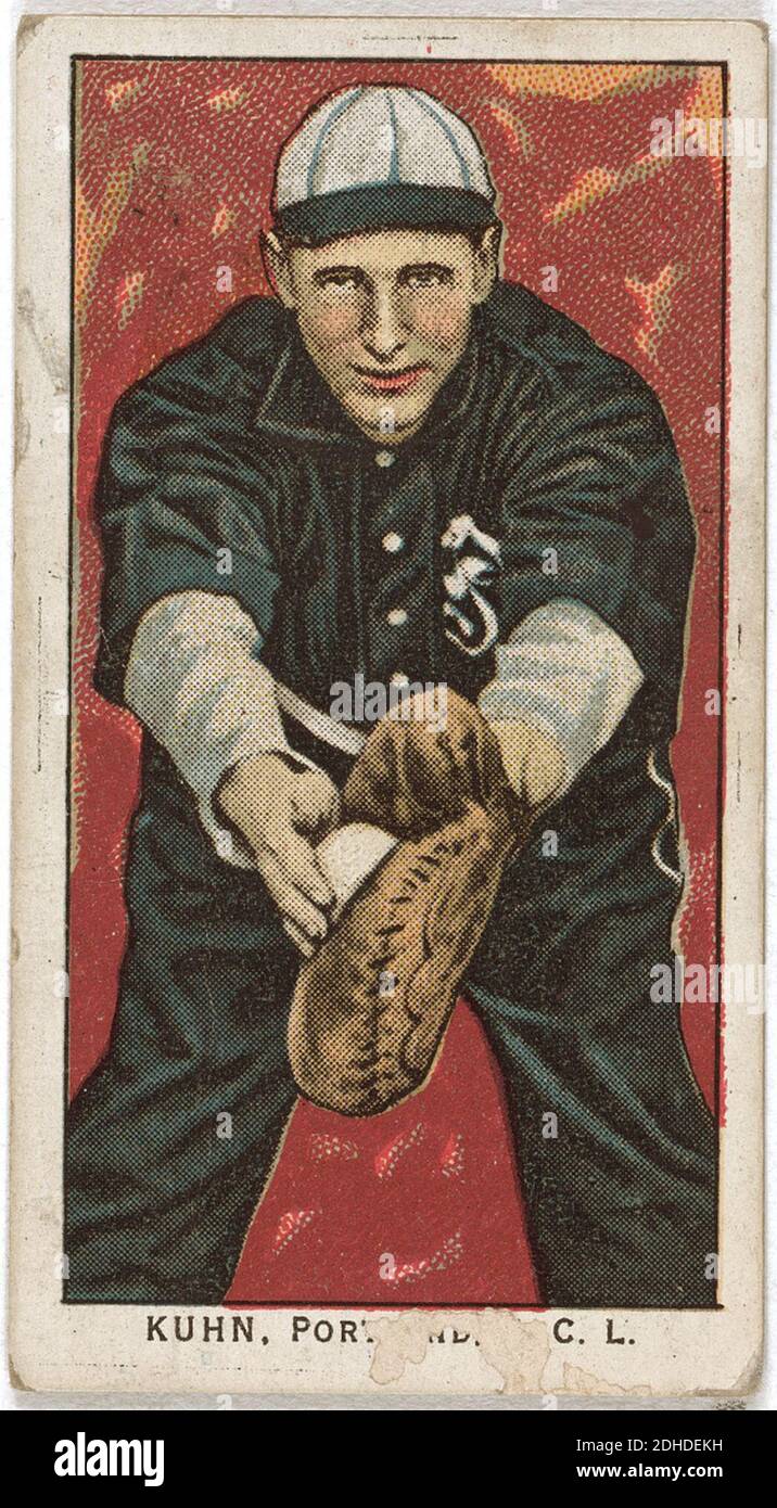 Kuhn, Portland Team, baseball card portrait Stock Photo - Alamy