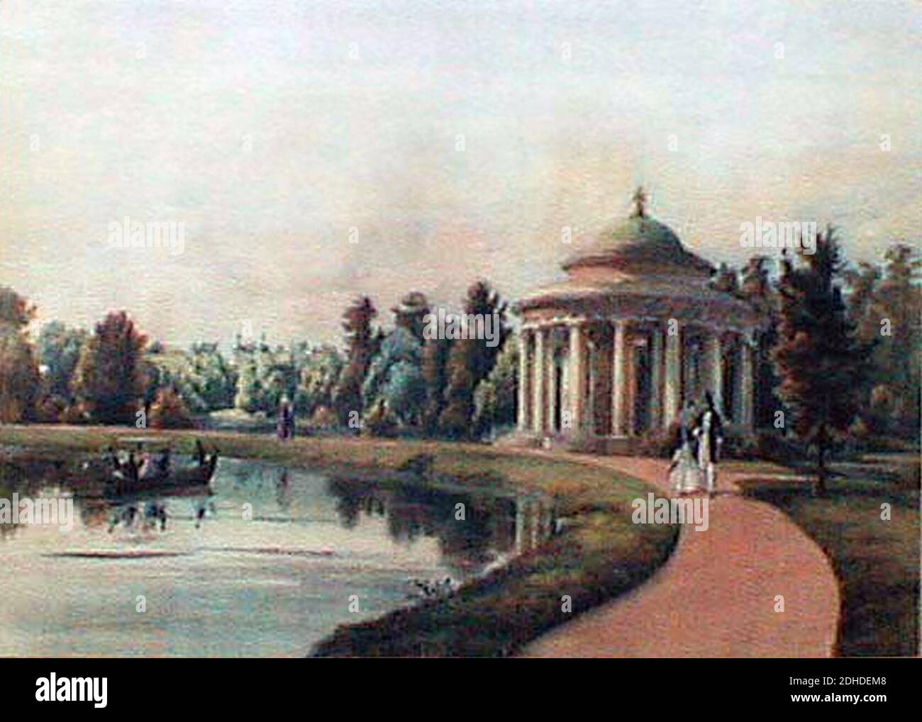 Kuzminki besedka pamyatnik Marii Fyodorovne Stock Photo - Alamy