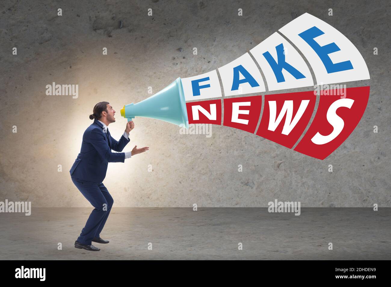 Fake news concept in information manipulation concept Stock Photo - Alamy