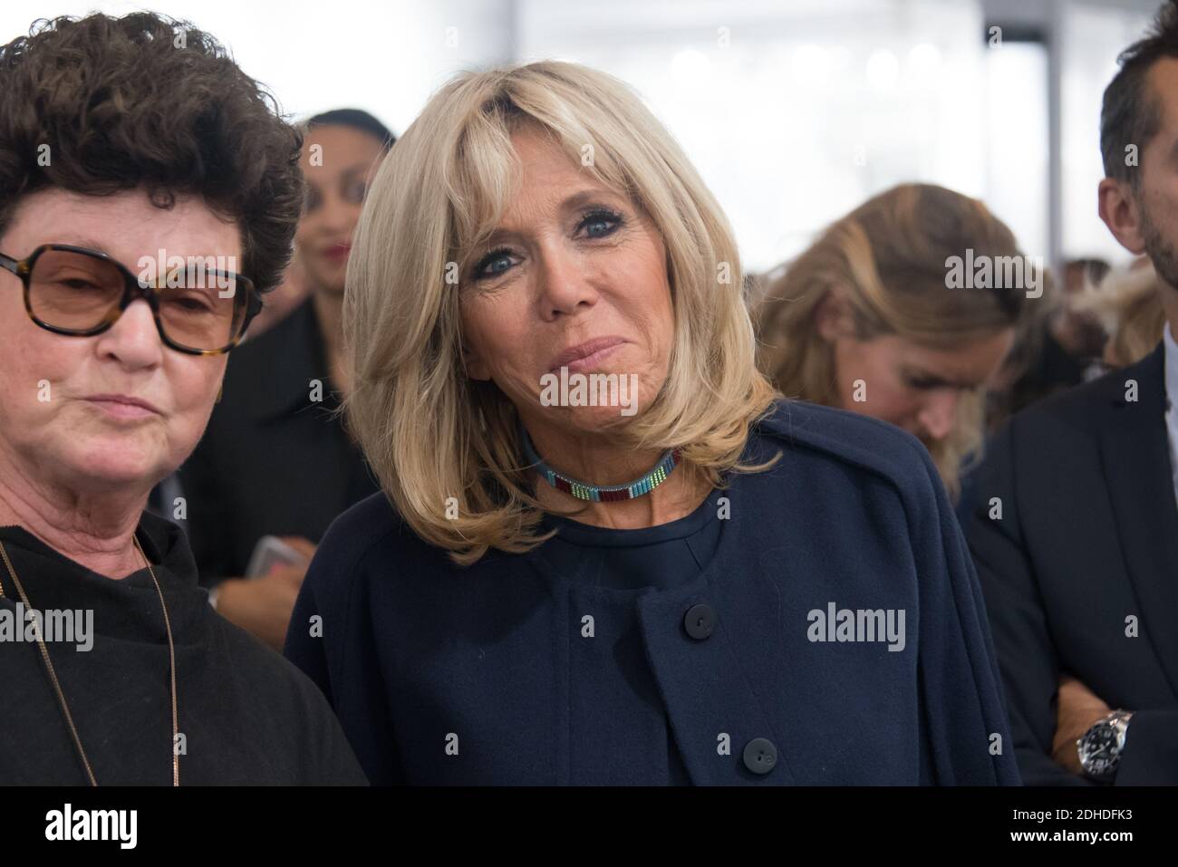 France’s First Lady Brigitte Macron visits the 44th FIAC (International ...
