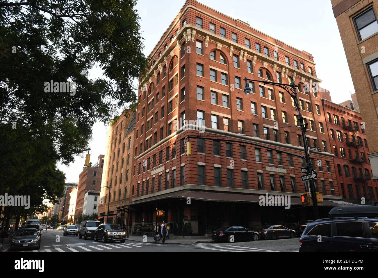 An outside view of Harvey Weinstein’s offices building the Tribeca Film ...