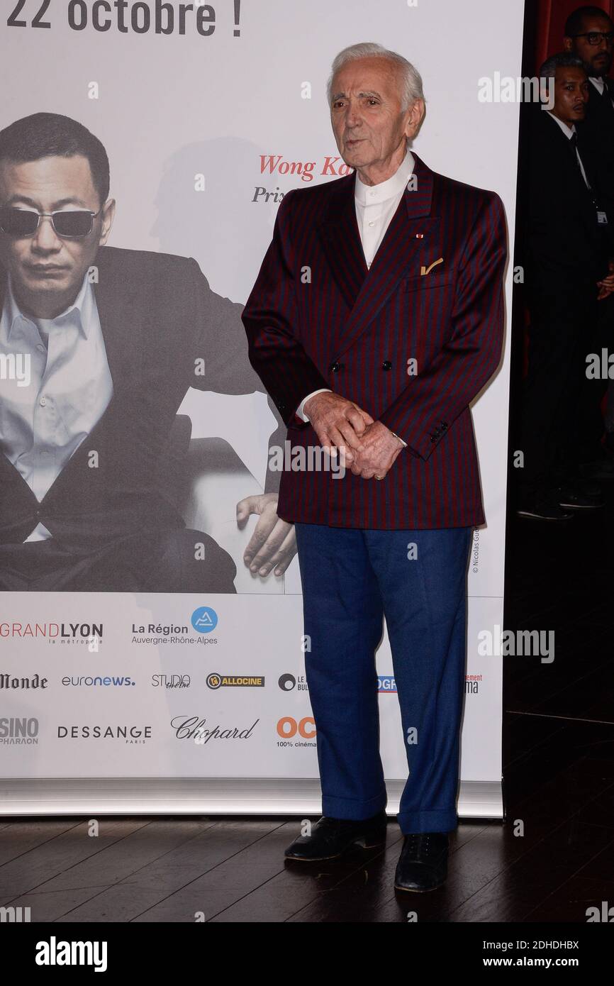 Charles Aznavour attending the Lumiere Award Ceremony at Amphitheatre ...