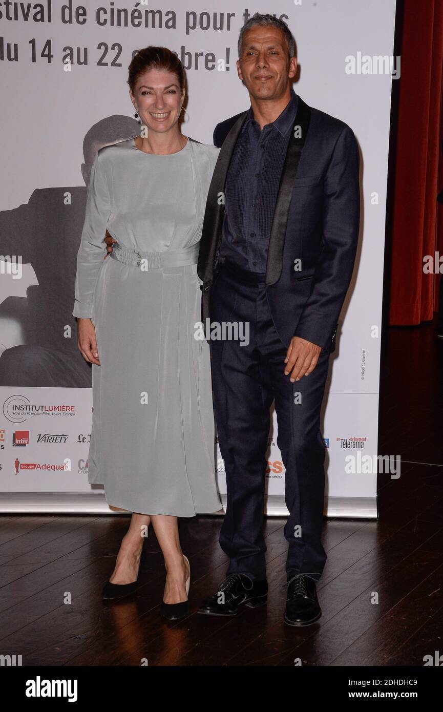 Alexis Delage-Toriel and Sami Bouajila attending the Lumiere Award ...