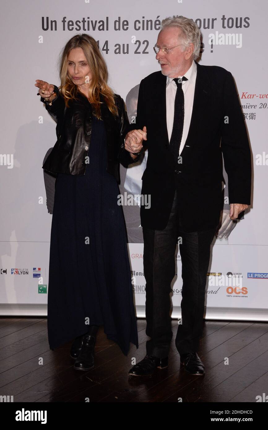 Hugh Hudson and his wife Maryam d'Abo attending the Lumiere Award ...