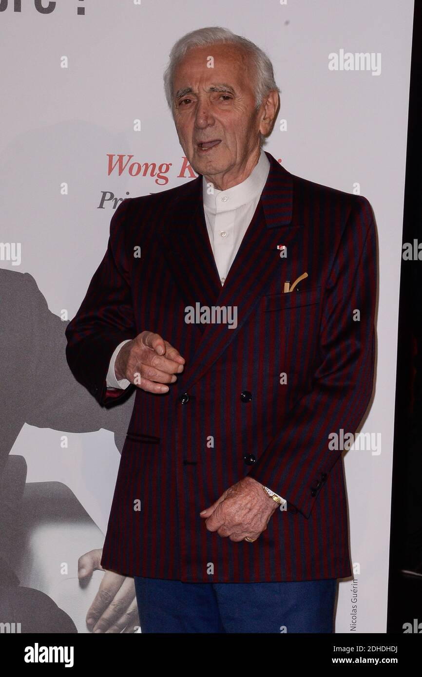 Charles Aznavour attending the Lumiere Award Ceremony at Amphitheatre ...