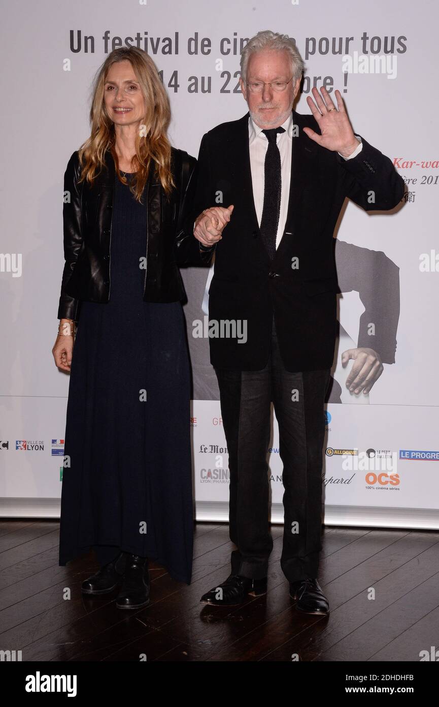 Hugh Hudson and his wife Maryam d'Abo attending the Lumiere Award ...