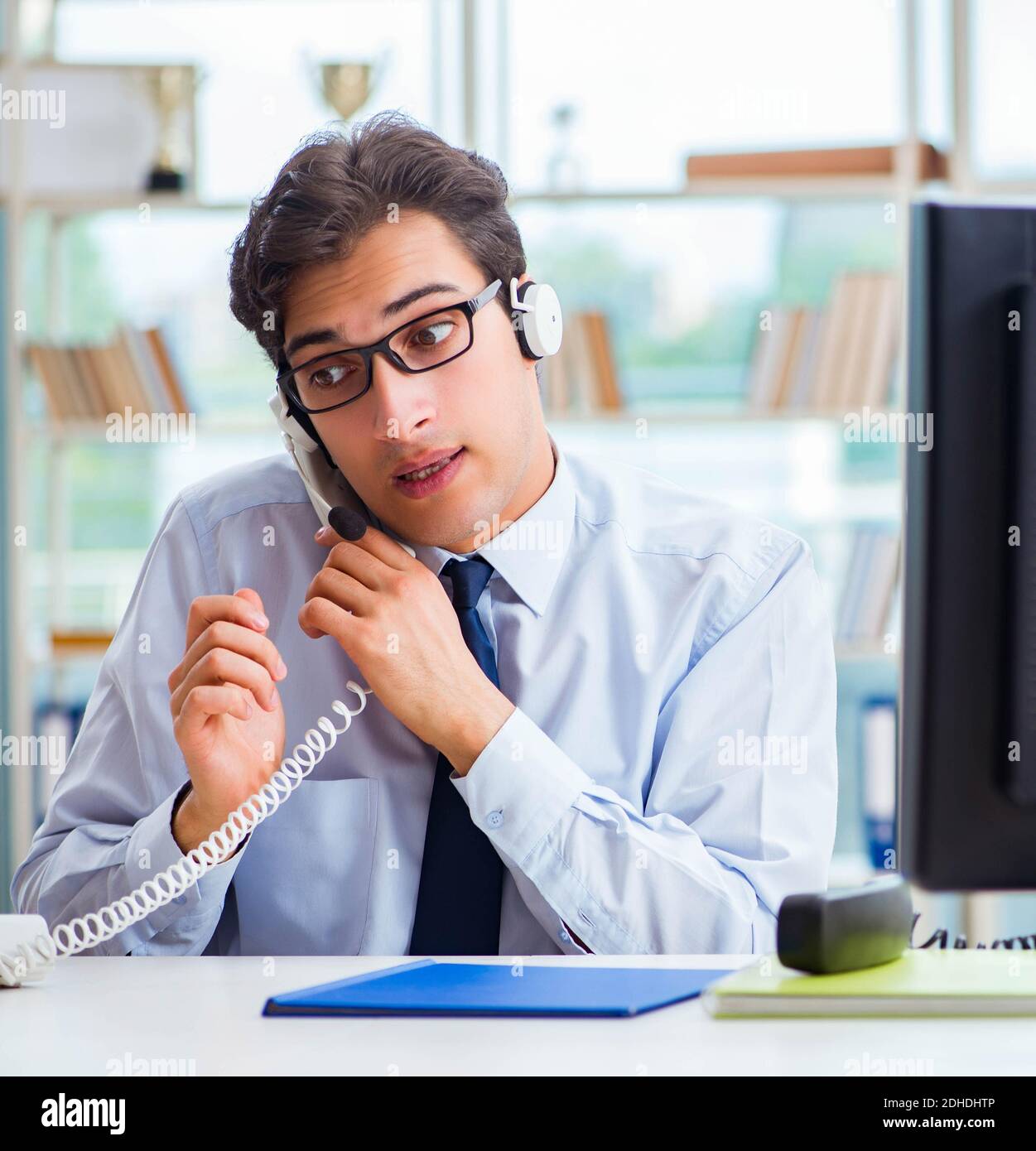 Unhappy Receptionist High Resolution Stock Photography and Images - Alamy