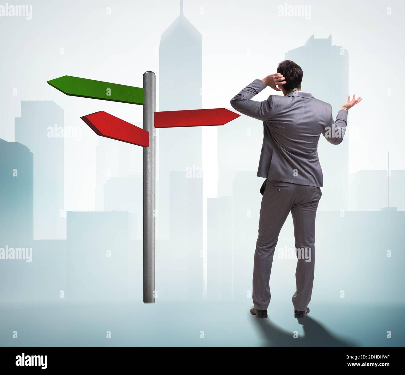 Concept problem choice difficult decision hi-res stock photography and ...