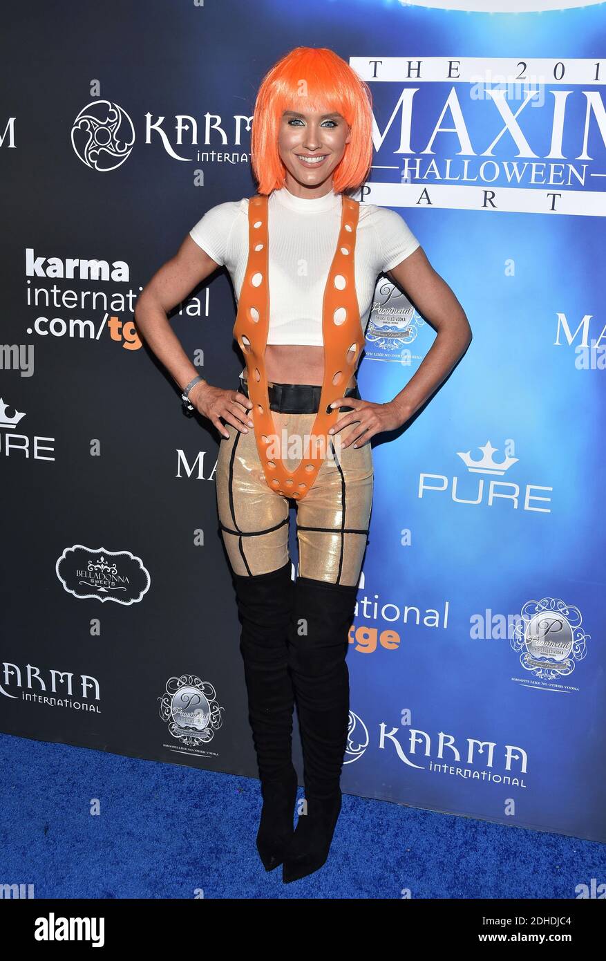 Nicky Whelan attends the 2017 Maxim Halloween Party on October 21st ...