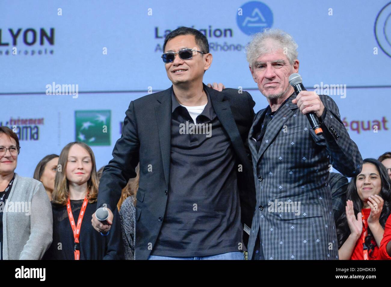 Wong Kar Wai and Christopher Doyle attending the closing ceremony of ...