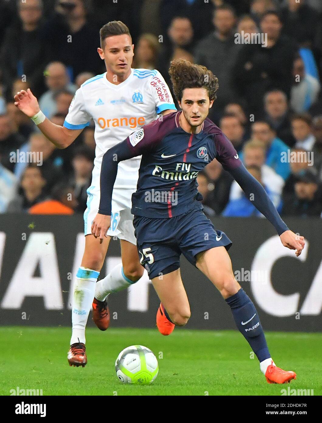 Paris Saint-Germain's Adrien Rabiot during the French Ligue 1 Olympique ...