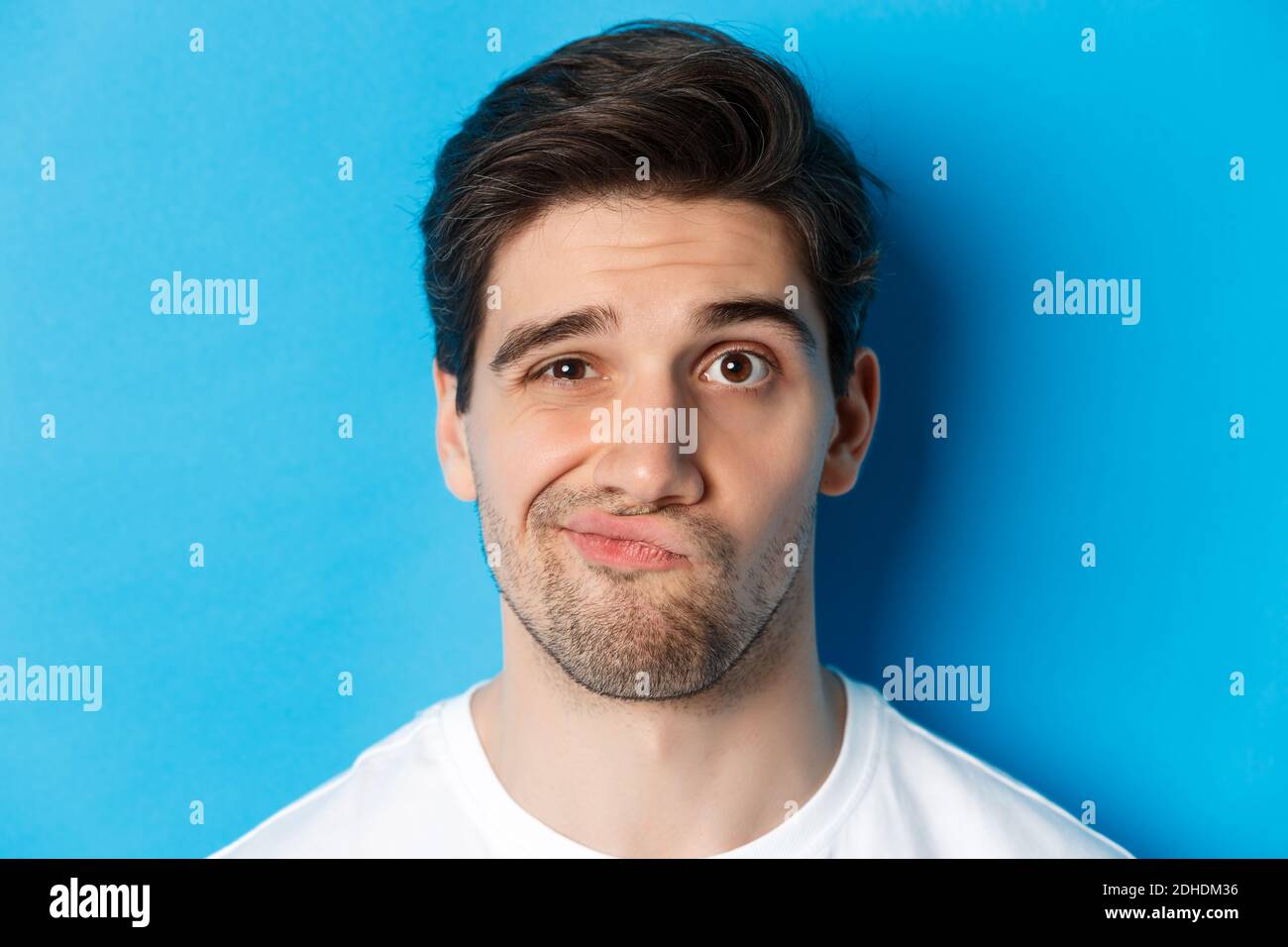 Reluctant model hi-res stock photography and images - Alamy