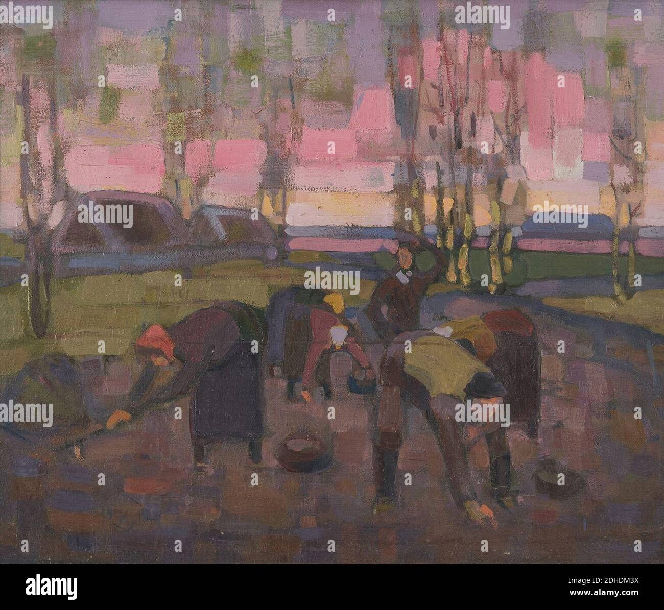 Kuno Veeber. Kartulivõtjad. 1918 Stock Photo - Alamy