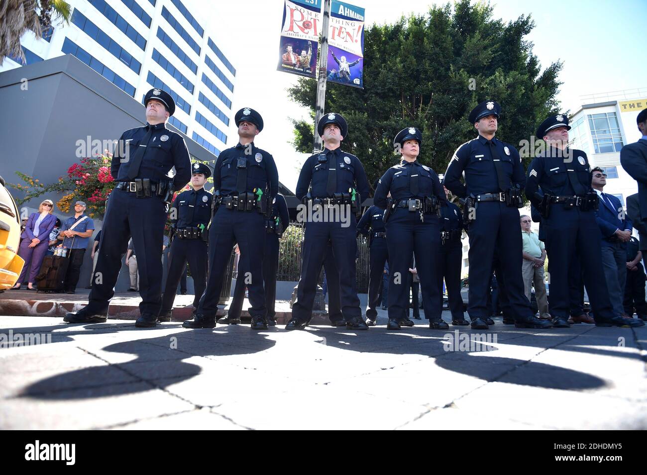 The unveiling ceremony of the LAPD Hollywood star honring the Los ...