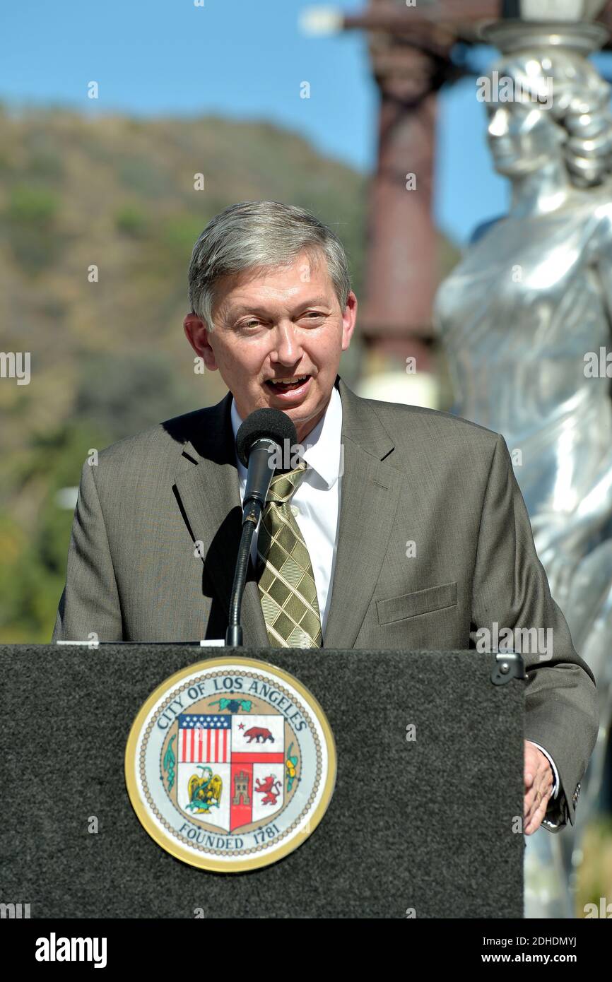Leron Gubler attends the unveiling ceremony of the LAPD Hollywood star ...