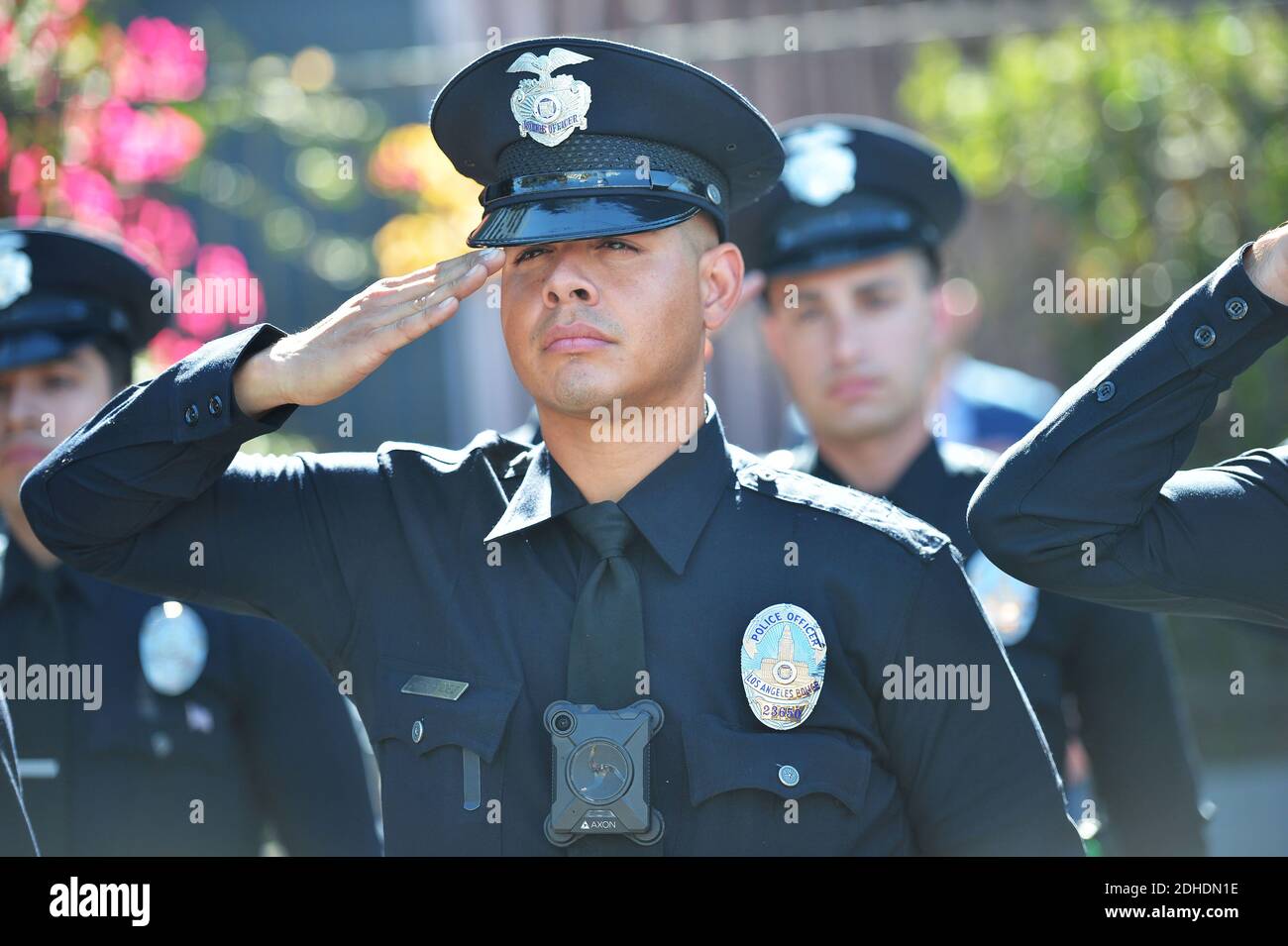The unveiling ceremony of the LAPD Hollywood star honring the Los ...