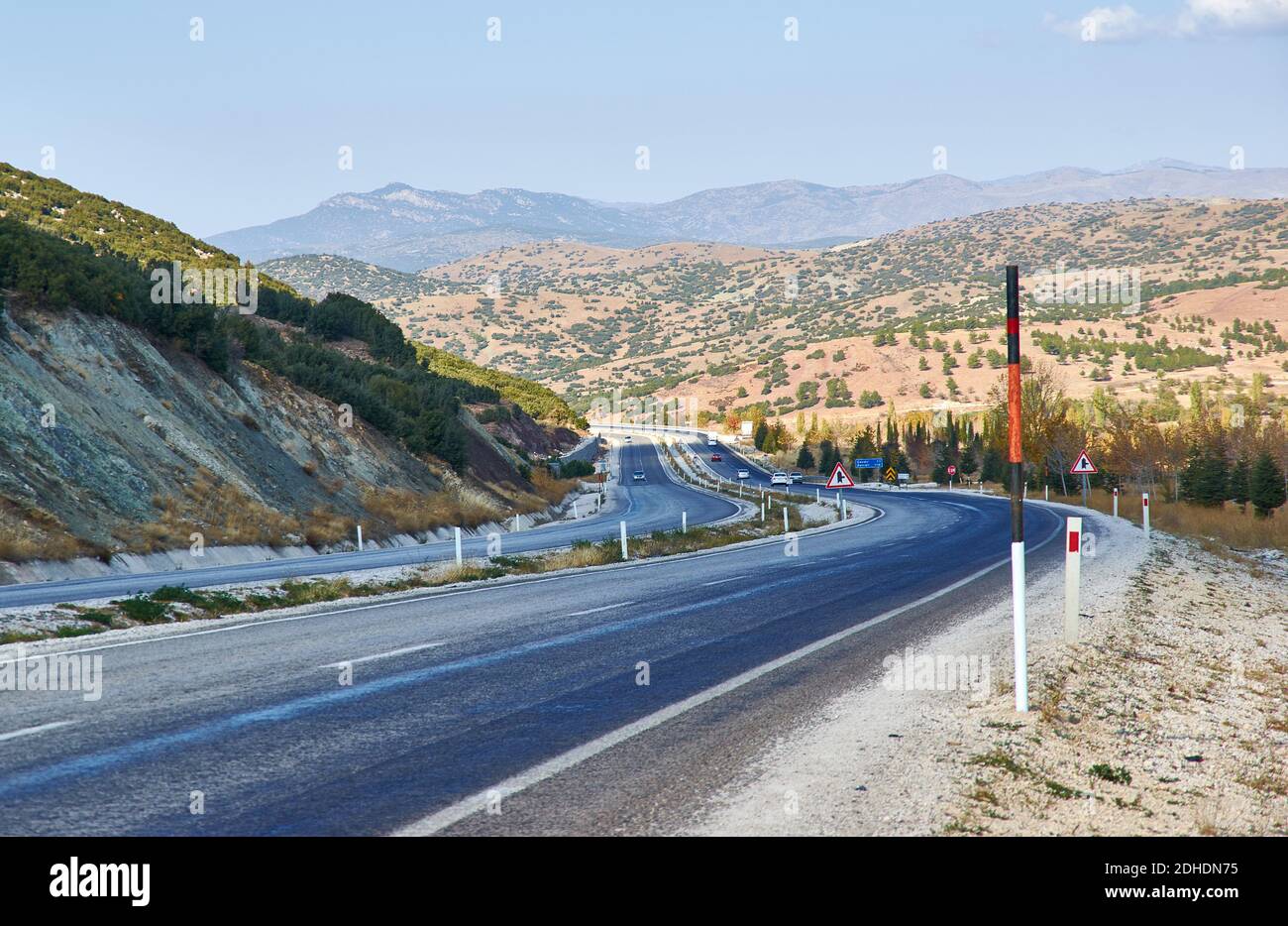 Denizli Province, turkish roads Stock Photo - Alamy