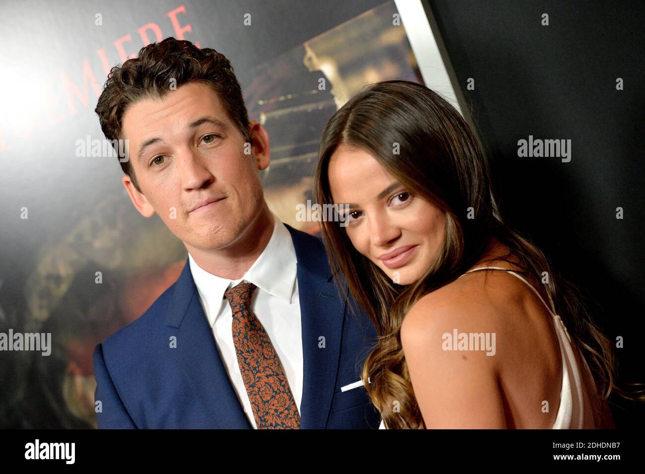 Miles Teller and Keleigh Sperry attend the Thank You for Your Service ...