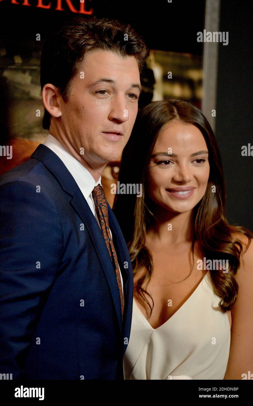 Miles Teller and Keleigh Sperry attend the Thank You for Your Service ...