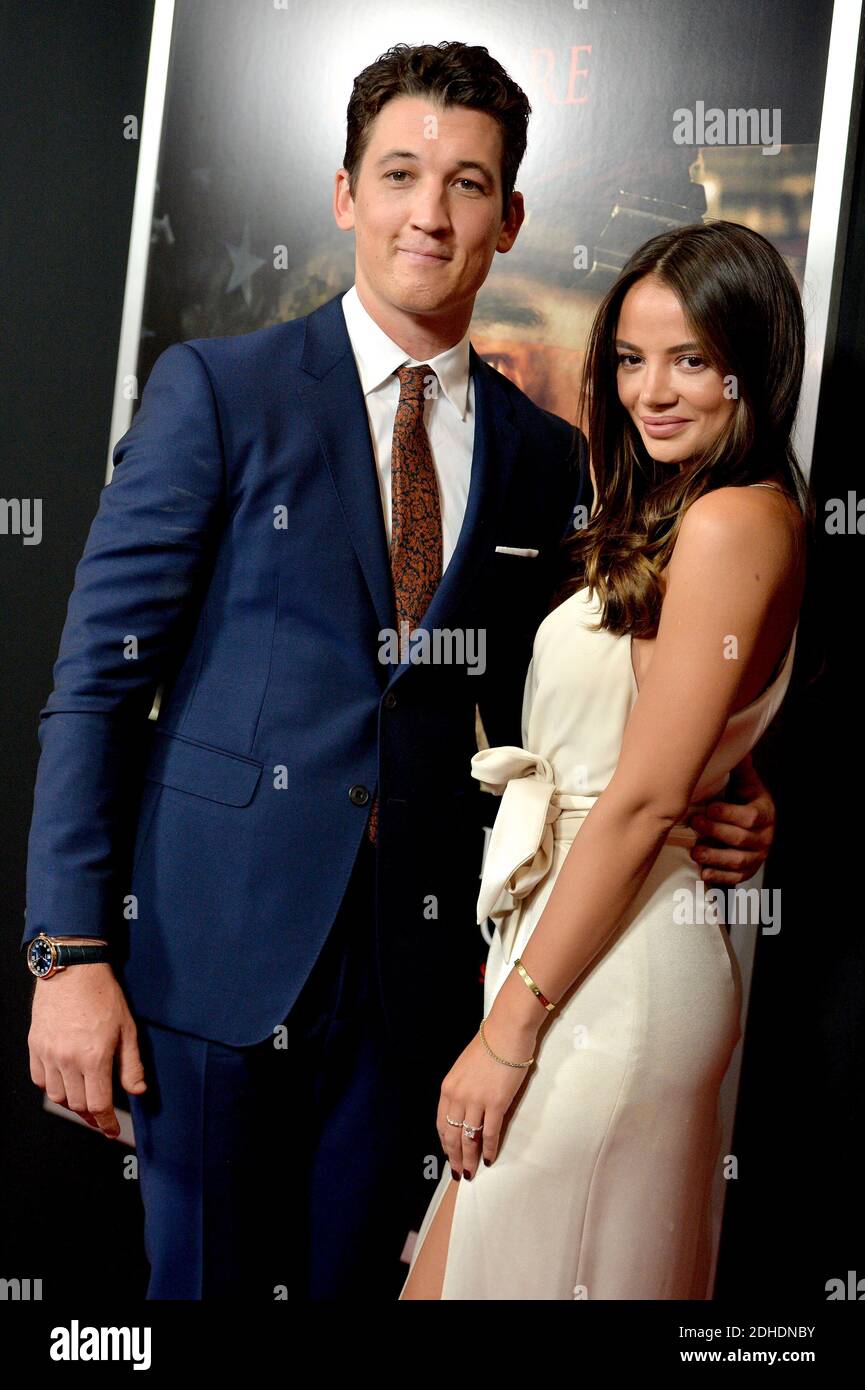 Miles Teller and Keleigh Sperry attend the Thank You for Your Service ...