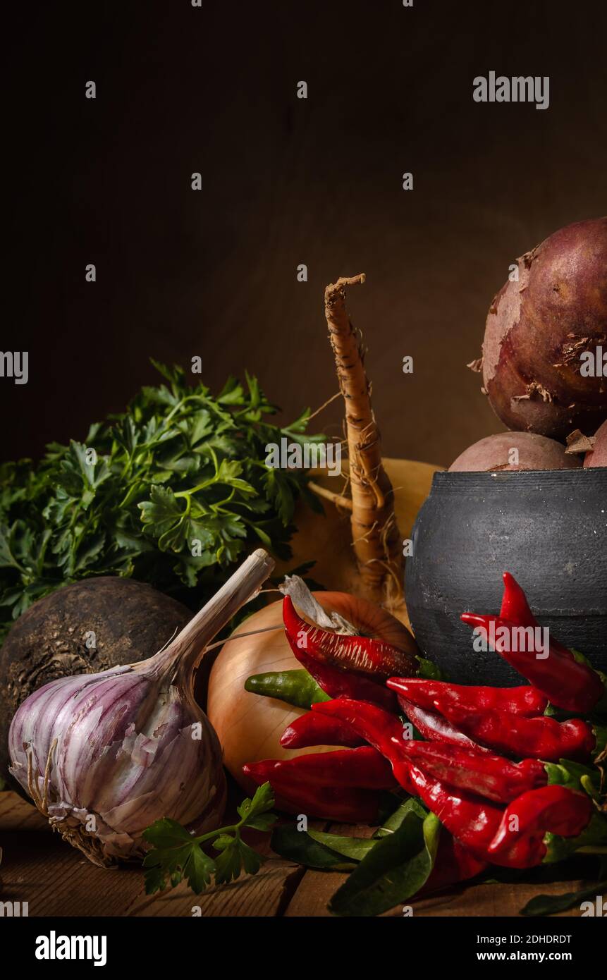 Group vegetables hi-res stock photography and images - Alamy