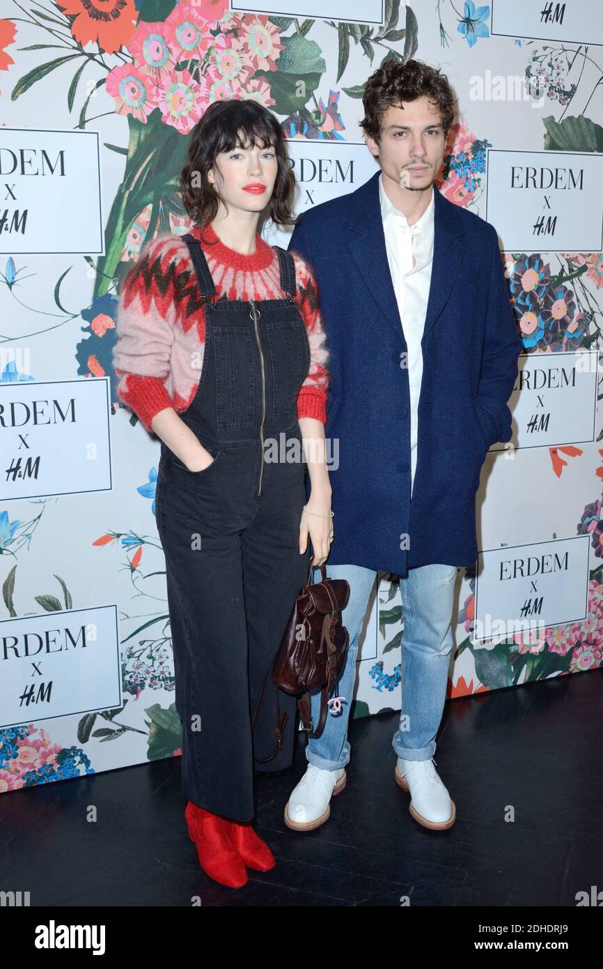 Dorcas Coppin and Roberto Calvet attending the ERDEM X H&M Paris ...