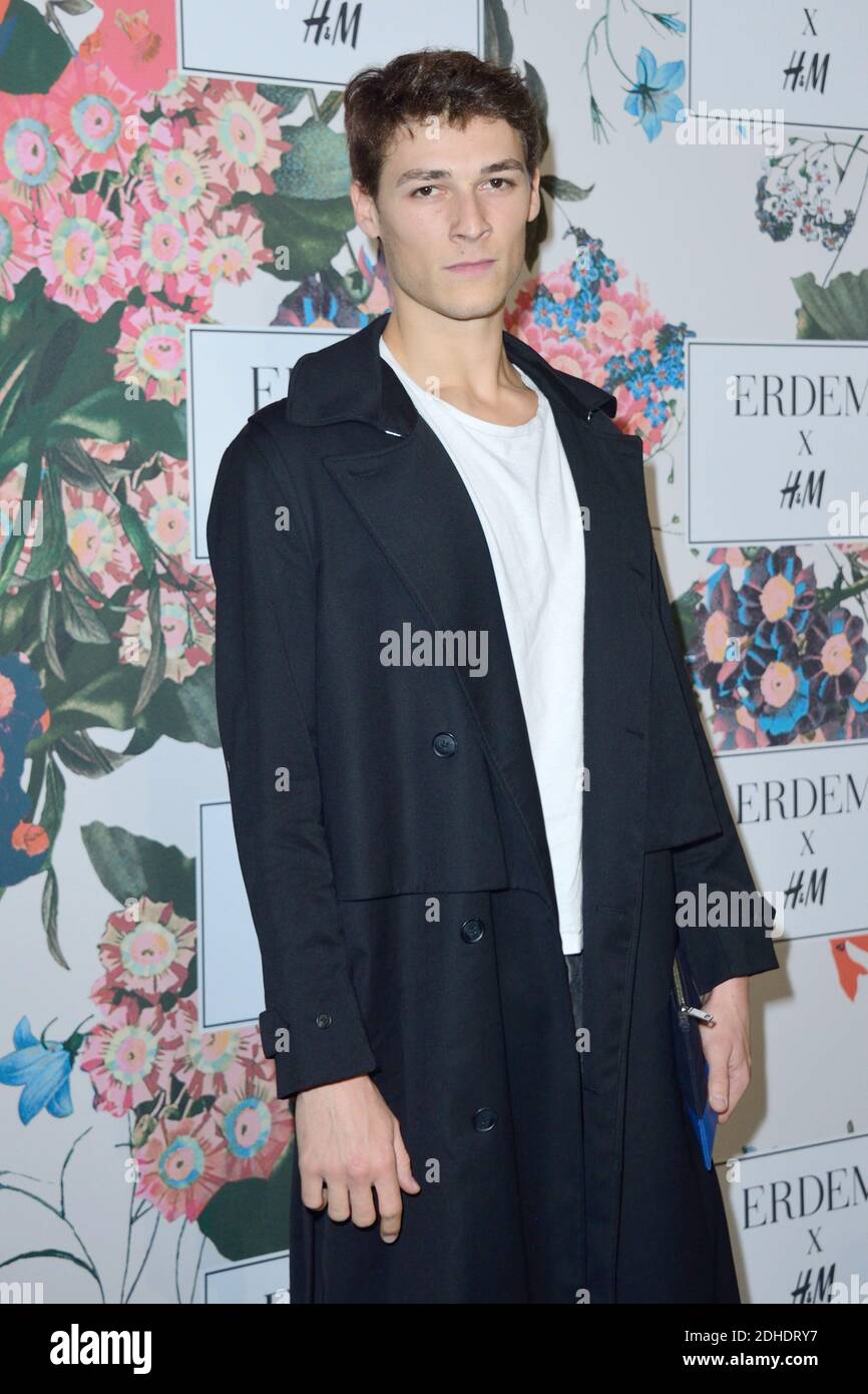 Hugo Marchand attending the ERDEM X H&M Paris Collection Launch at ...